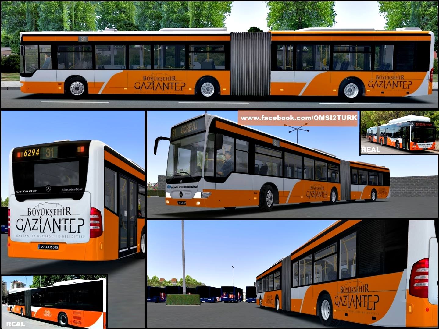 OMSI 2 - Mercedes-Benz Facelift Gaziantep (indir/DOWNLOAD) | OMSI 2 TÜRKİYE