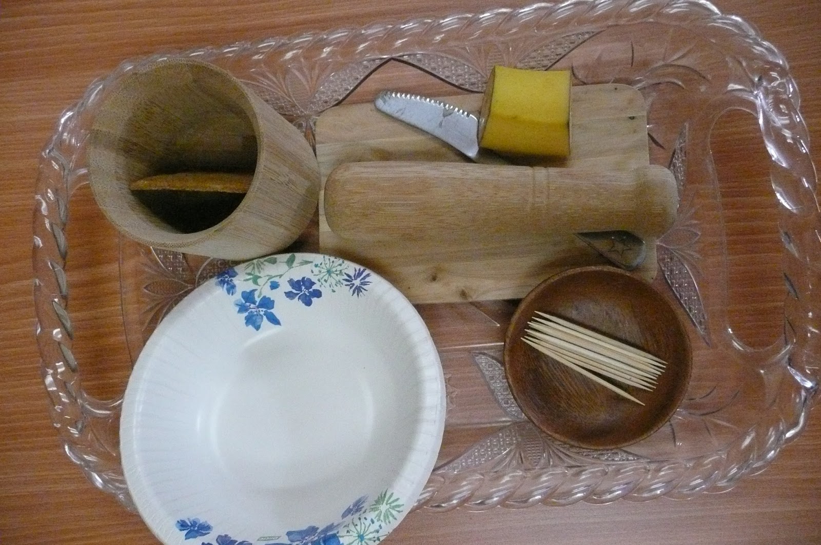 Montessori Teachings: Graham cracker crushing