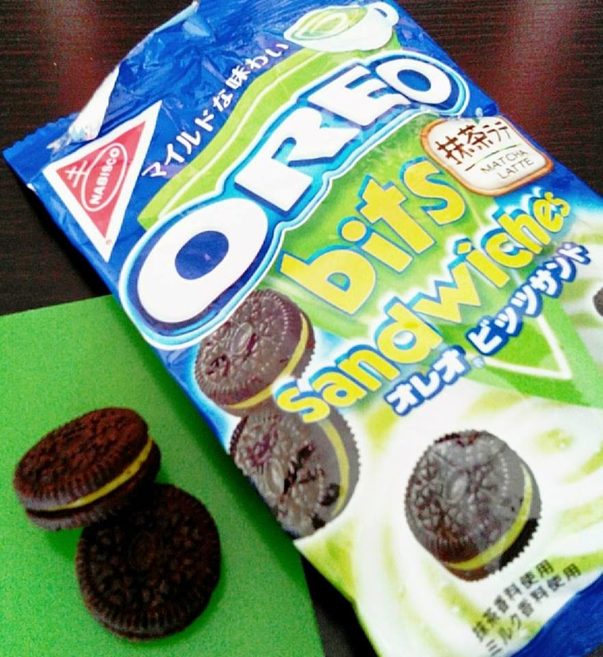 INVESTIGANDO EN LA COCINA: Oreo Bits Sandwiches Matcha Latte