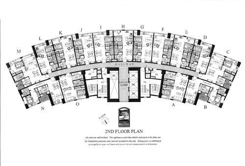 Bellagio Floor Plan - Bathroom and Garden