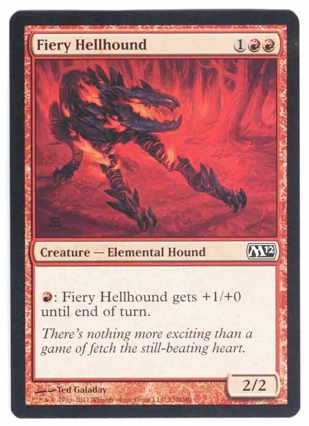 Magic the Gathering Adventures: Magic 2012 (M12) Red Creatures