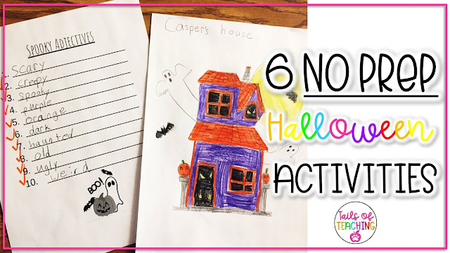 Tails of Teaching: 6 No Prep Halloween Activities