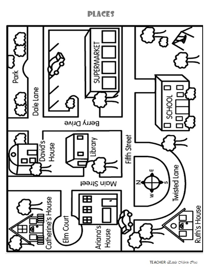 José López Portillo y Rojas: Kids vocabulary - Town - village ...