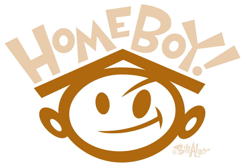 Homeboy Comics Daily Blog: (Day 2) Idea For Homeboy Logo #1
