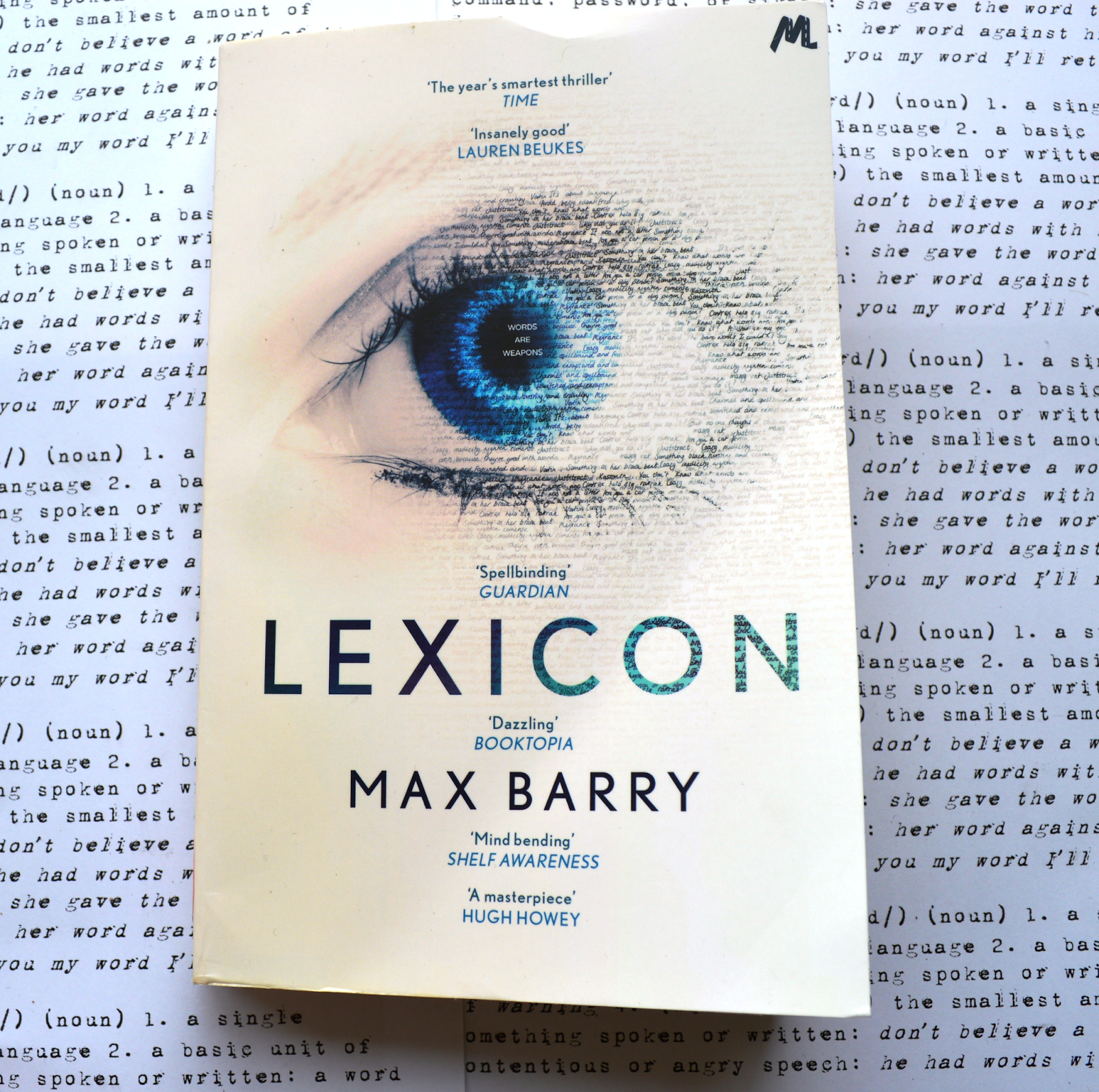 Book&aCuppa: Max Barry, Lexicon