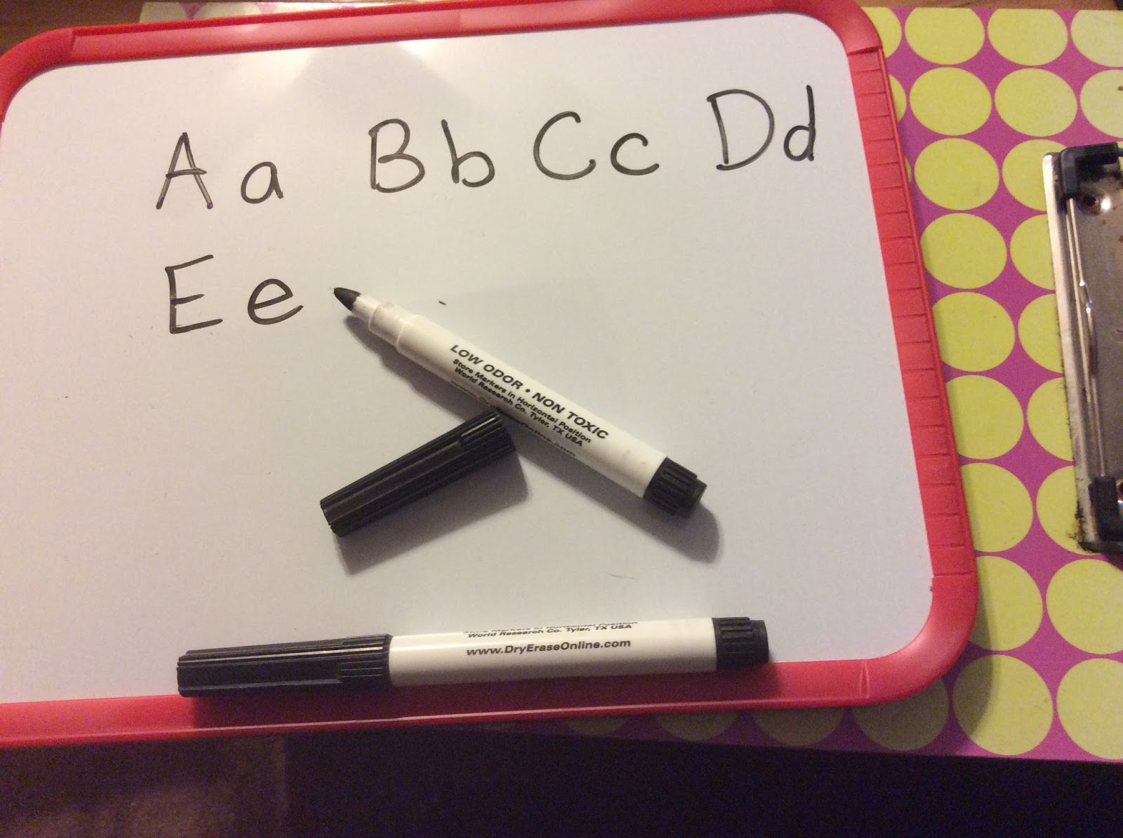 Kindergarten: Hand-in-hand we grow: Dry Erase Boards