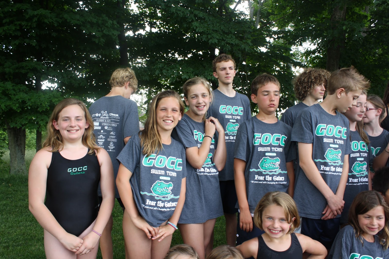 GOCC Swim Team: Smile Gators!