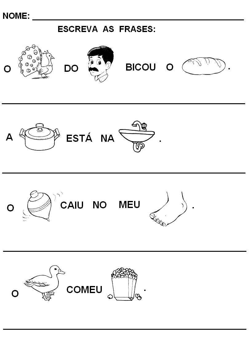 Atividades Com A Letra P Para Alfabetização - EDUCA