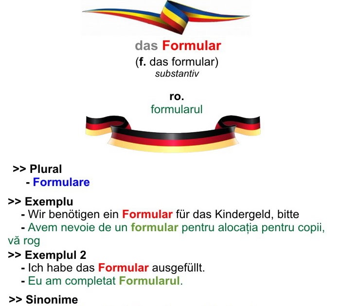 Deutsch für alle: das Formular