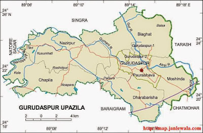 Natore District: Upazilas in Natore