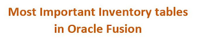 Oracle Application's Blog: Most Important Inventory tables in Oracle Fusion