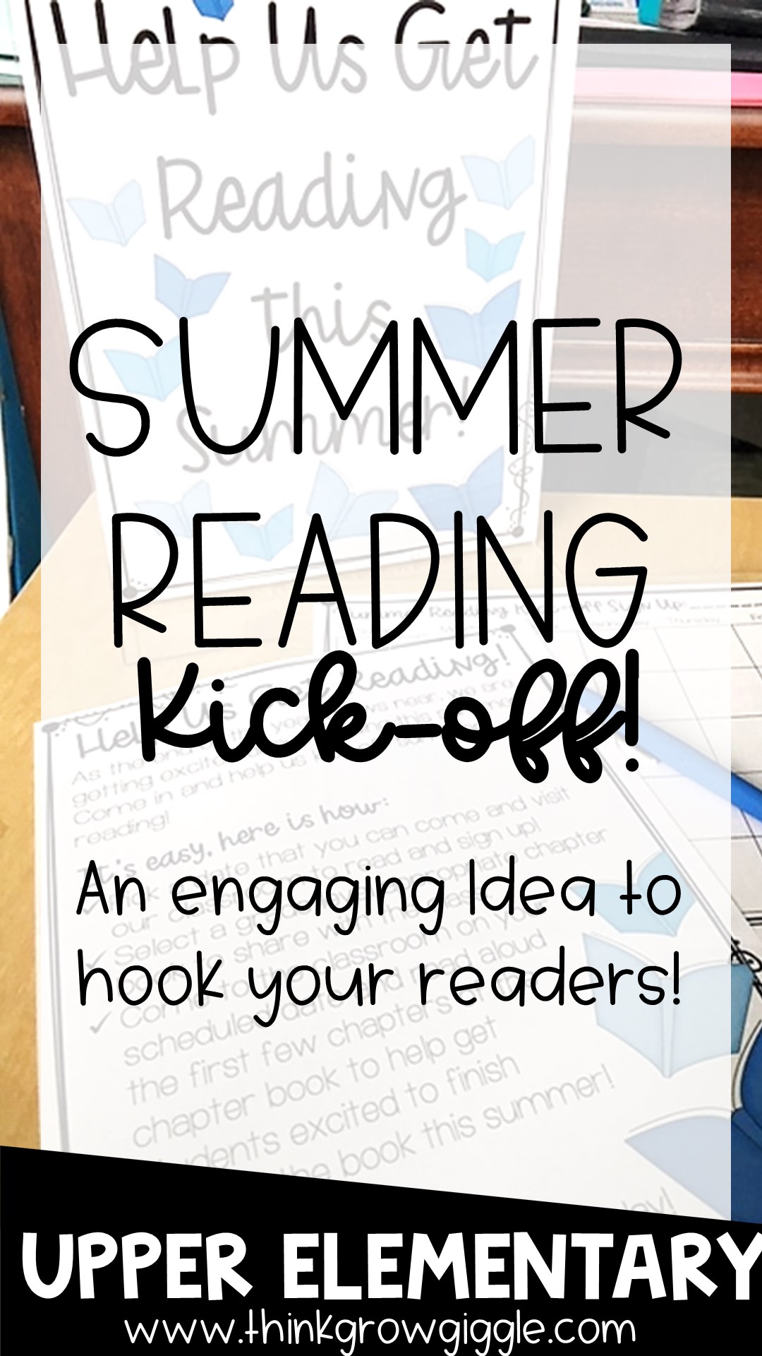 Summer Reading Kickoff Idea - Think Grow Giggle
