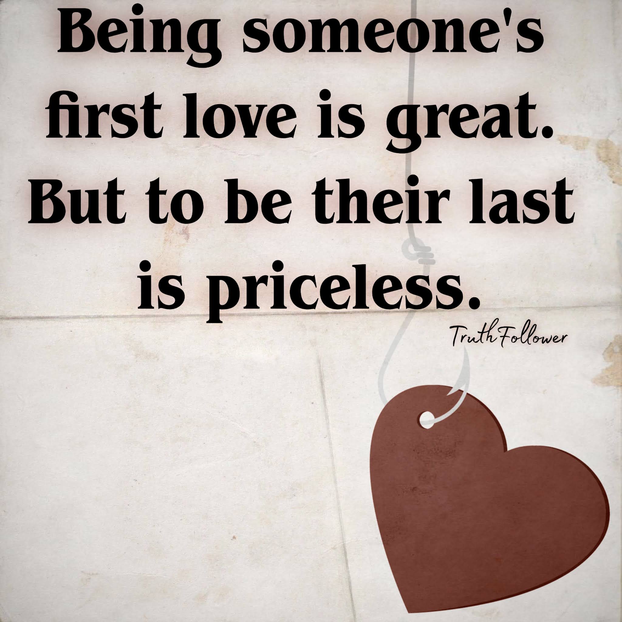 Being Someone's First Love