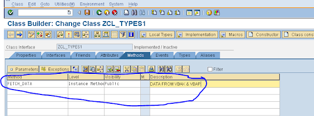 SAP TECH: Global Class : Types