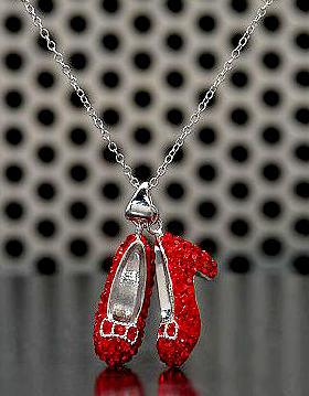 Curiozity Corner: Ruby Slippers Necklace - QVC