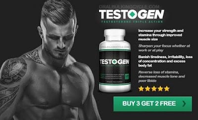 TestoGen Triple-Action Testosterone Booster Pills For Men