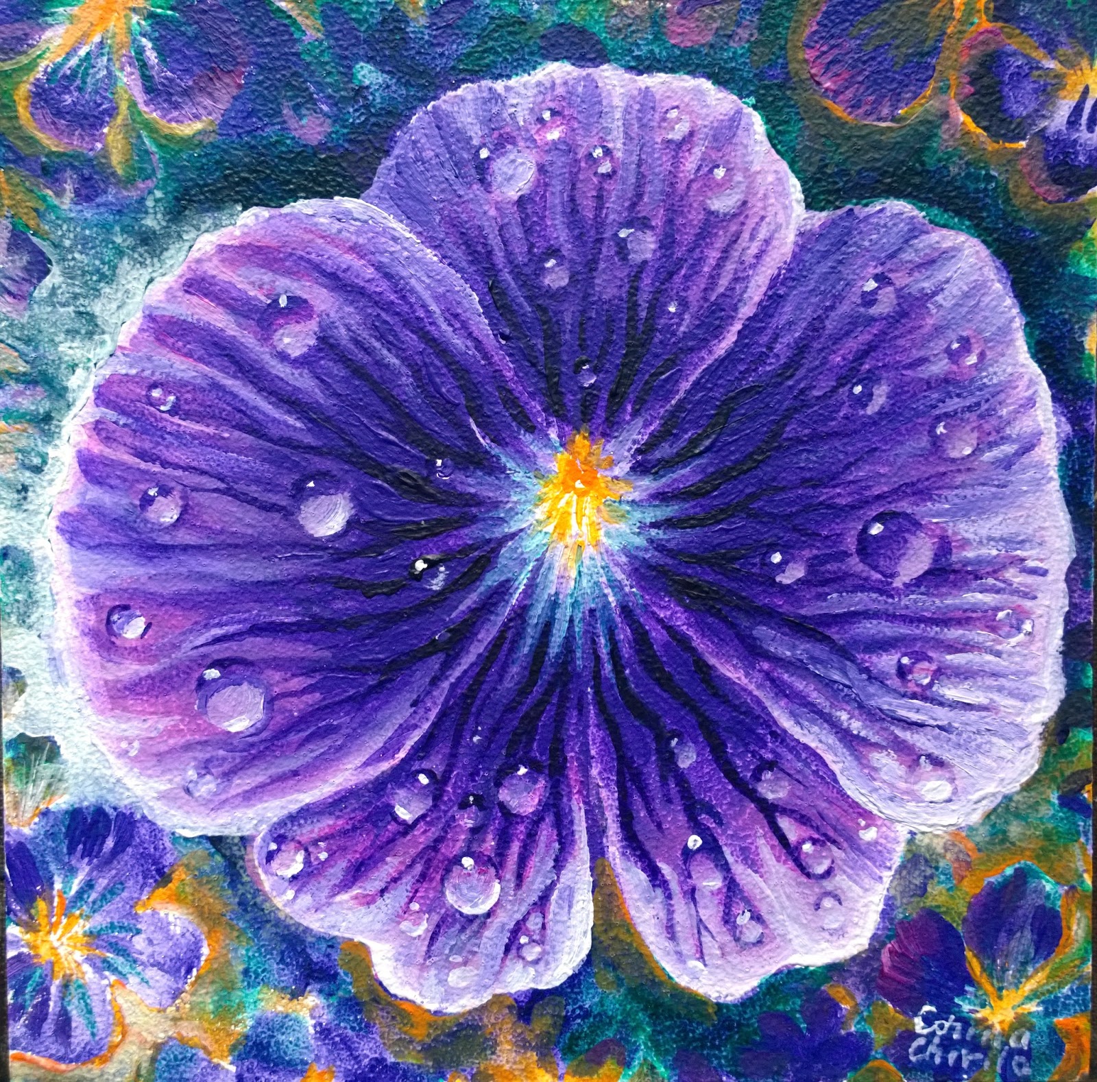 ♥*CORinAZONe ART- The art of Corina Chirila*♥*:...: Violet flower