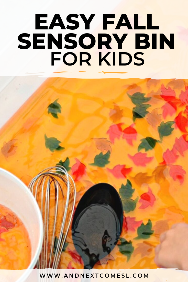 Fall Leaves Sensory Bin with Water | And Next Comes L - Hyperlexia ...