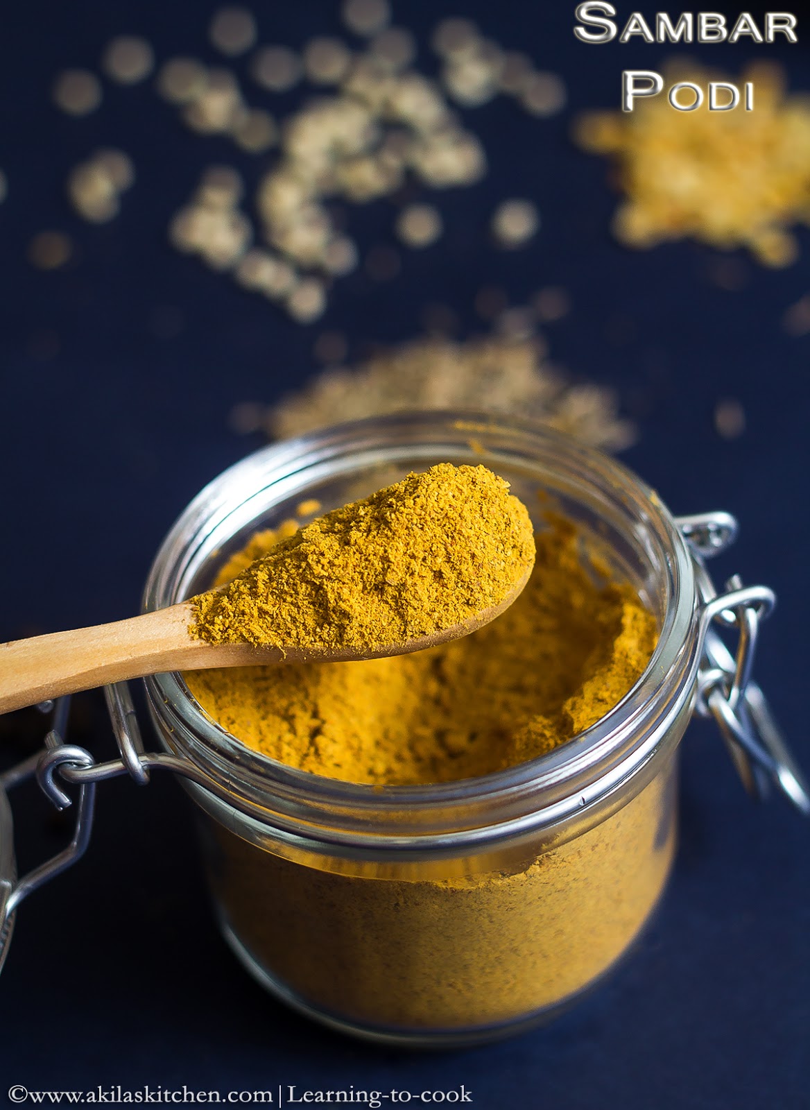 Sambar Powder | Home made Sambar Powder | how to make Sambar Powder at ...