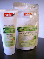 sinatestet: Großer Aok-Test: Seesand Peeling & Seesand Mandelkleie