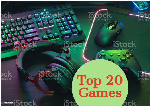 Top 20 most Popular Games Of 2021