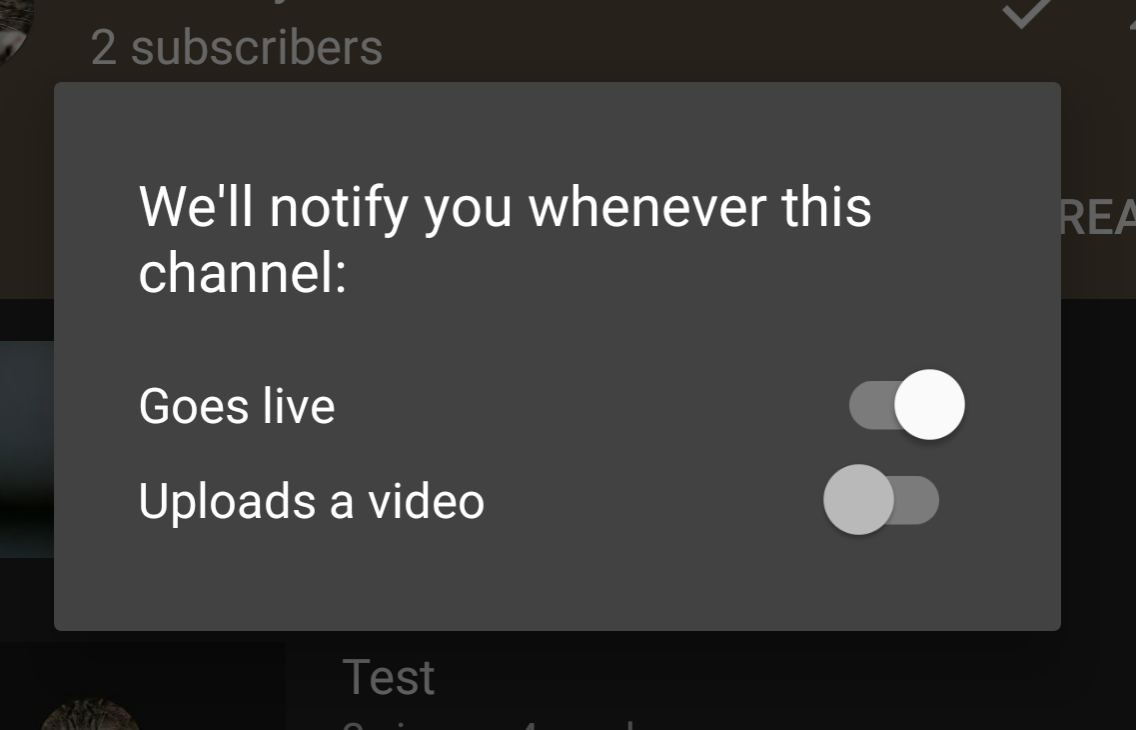 YouTube Gaming live stream notifications: not just for gaming videos!