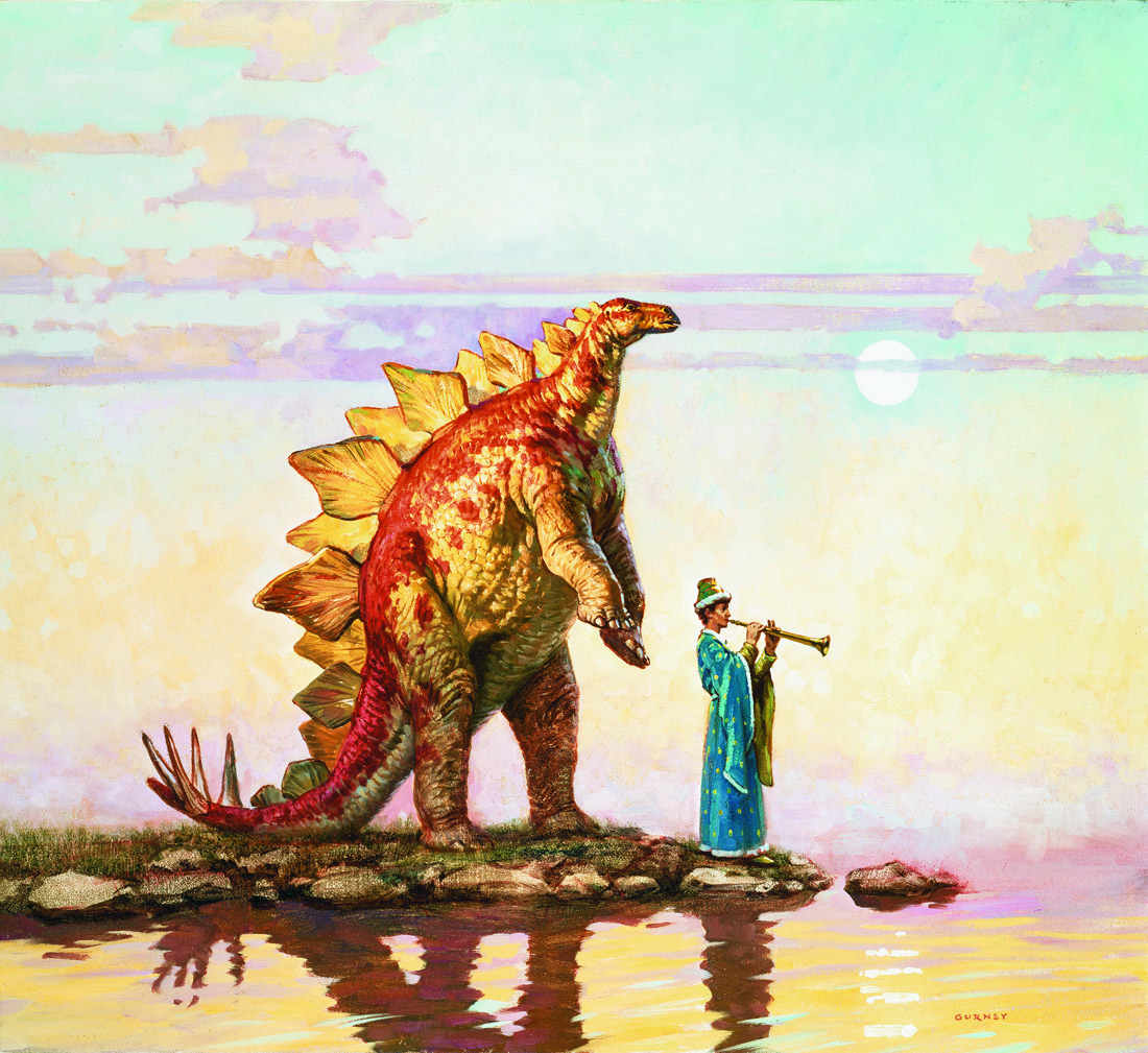 Gurney Journey: Brushed Gradient in a Dinotopia Painting