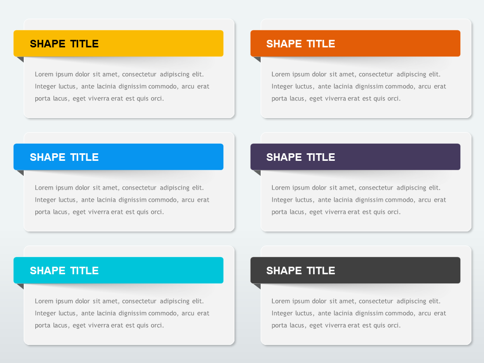 Fold Title Box PowerPoint Templates - PowerPoint Free