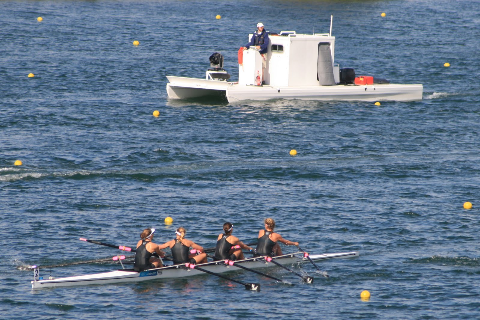 Narrow Boat Albert: Olympic Rowing, 30 July 2012