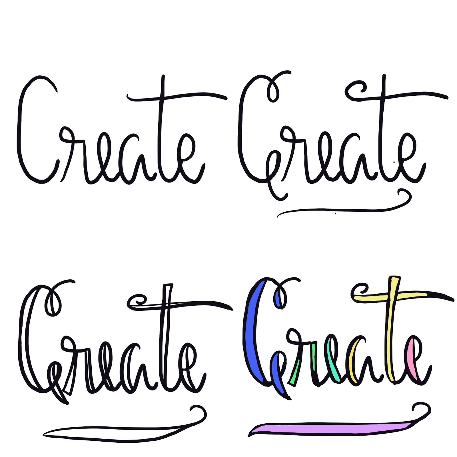 Calligraphy on rocks