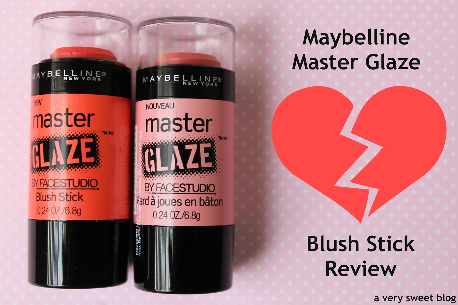 Maybelline Master Glaze Blush Stick Review | A Very Sweet Blog