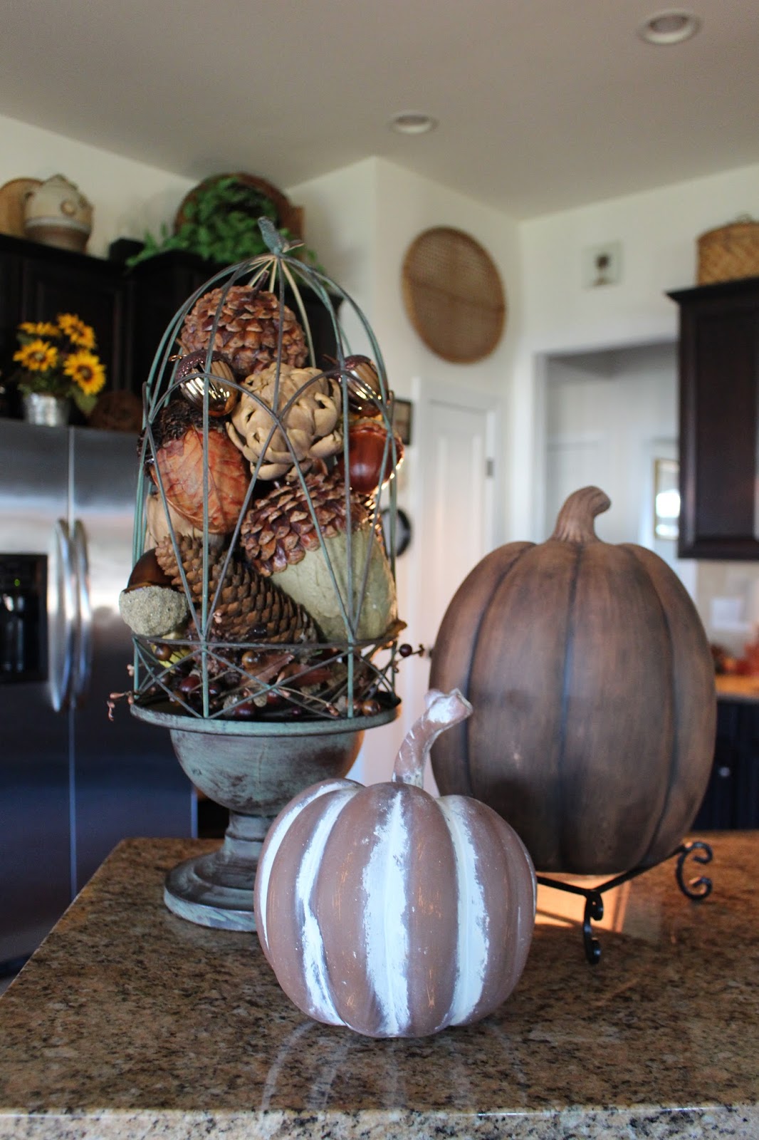 Designs by Pinky: A Fall Kitchen Vignette