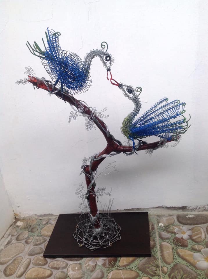 Self-taught Igorota artist makes intricate wire sculpture by twisting ...