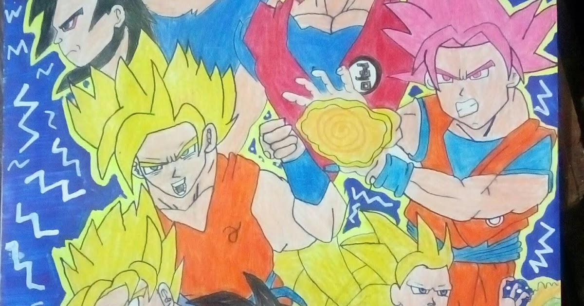 Dibujos: Fases de Goku