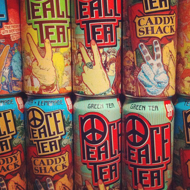 My Photography: Peace Tea wall