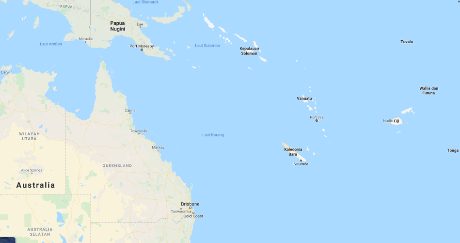 7 Laut Paling Luas Di Dunia, Yang Pertama Letaknya Dekat Negara ...