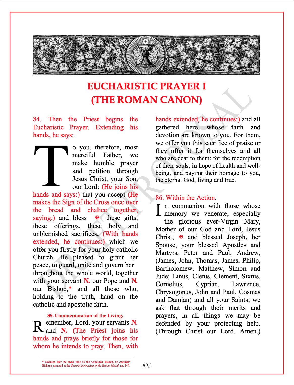 Reprint: Proposal for the Internal Design and Layout of the Pauline ...