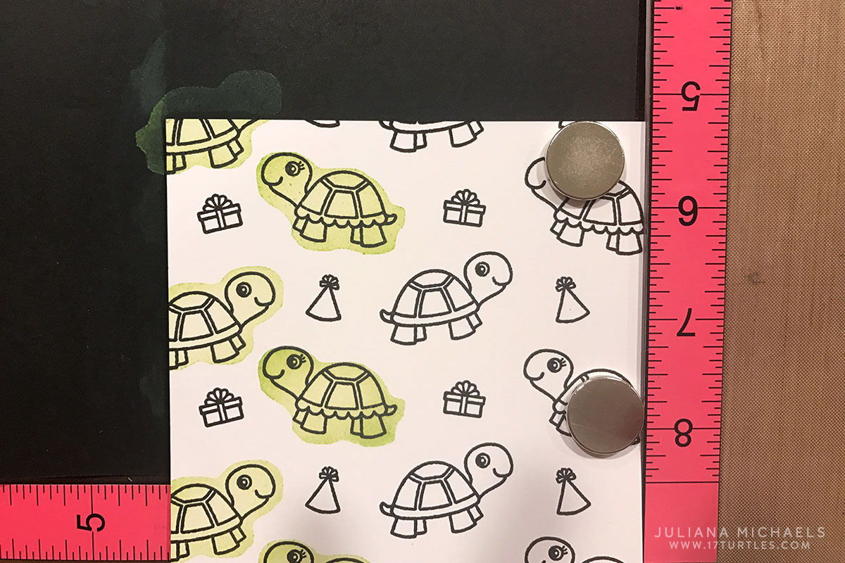 Stamping with the Back of your Clear Stamps | Sunny Studio Turtley ...