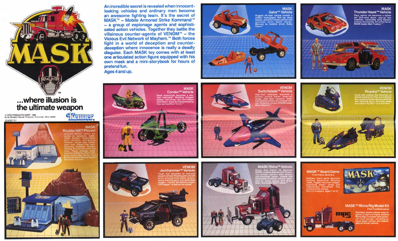Late 1980's Sci-Fi Cartoons with Modern Tech Sense: M.A.S.K. | Geeky Pinas
