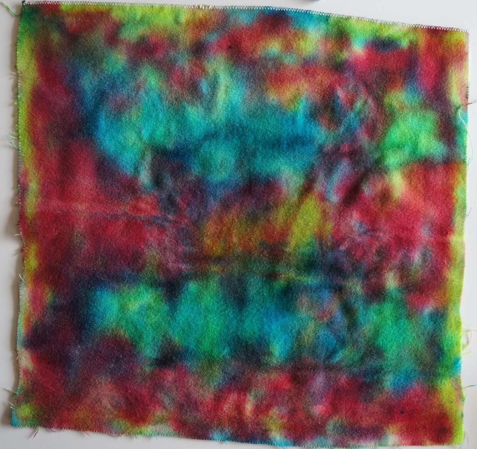 Ginger Wilson: Dyeing a wool felt blanket