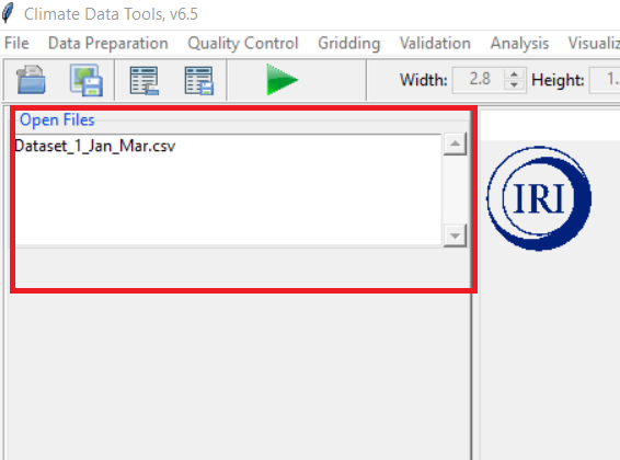 How to open a data file in CDT