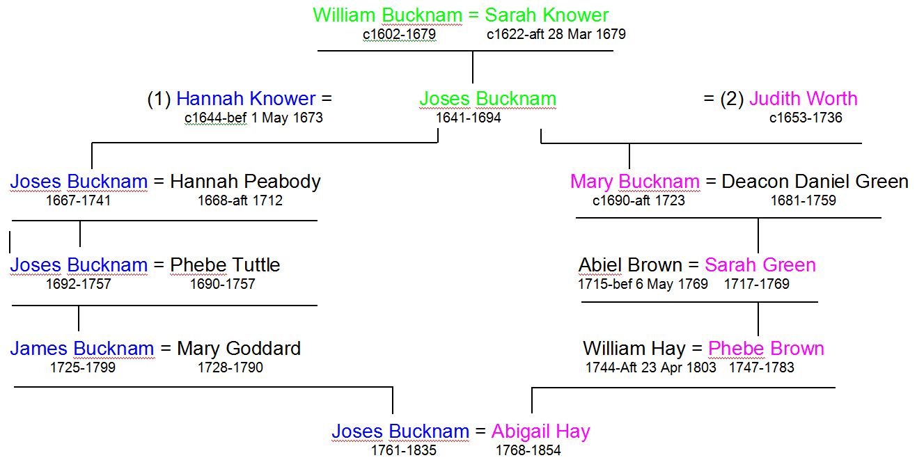 Twigs on the Family Tree: Joses Bucknam: 52 Ancestors 2020 Prompt ...