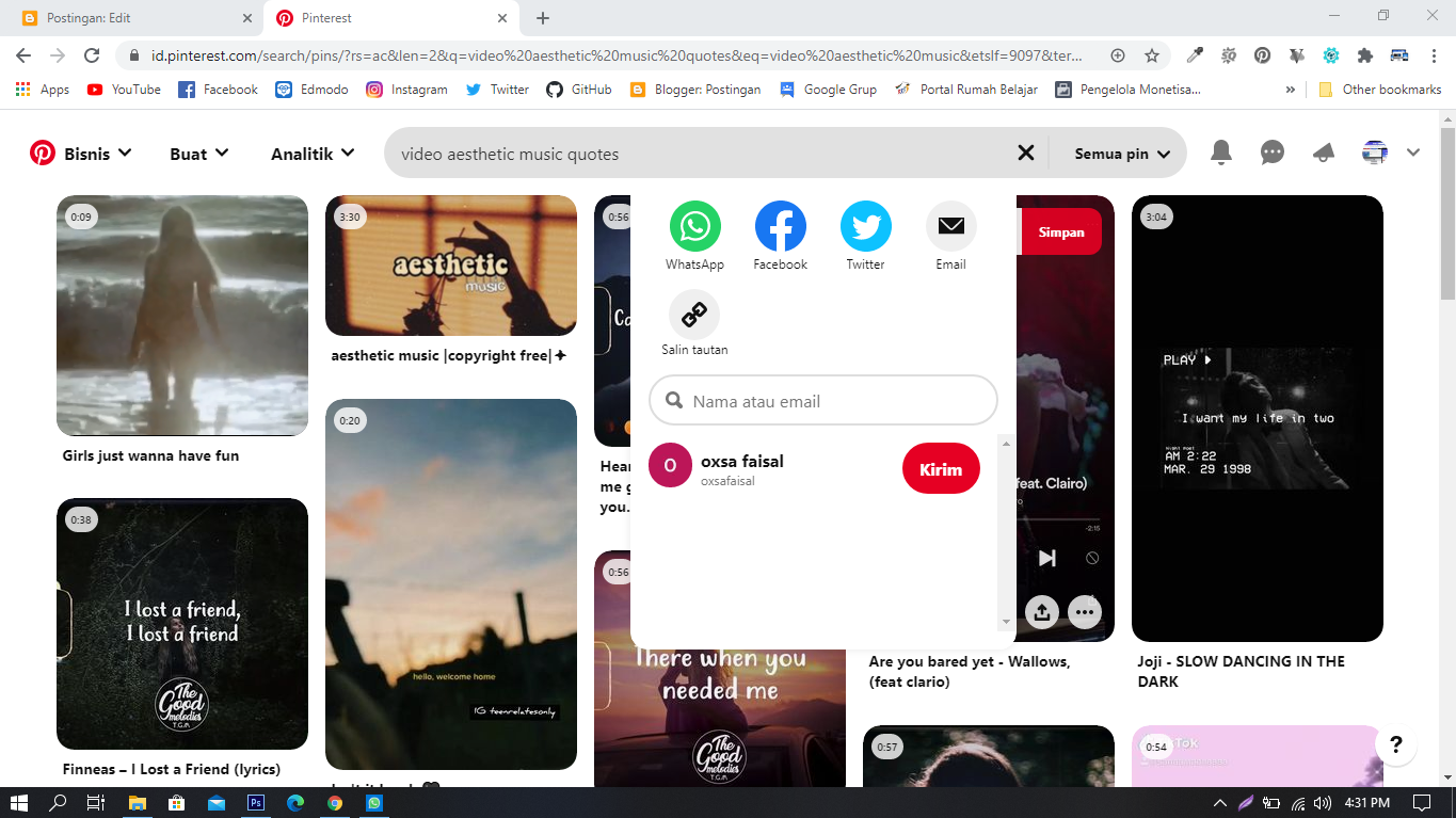 Cara Download Video Di Pinterest 100% Berhasil