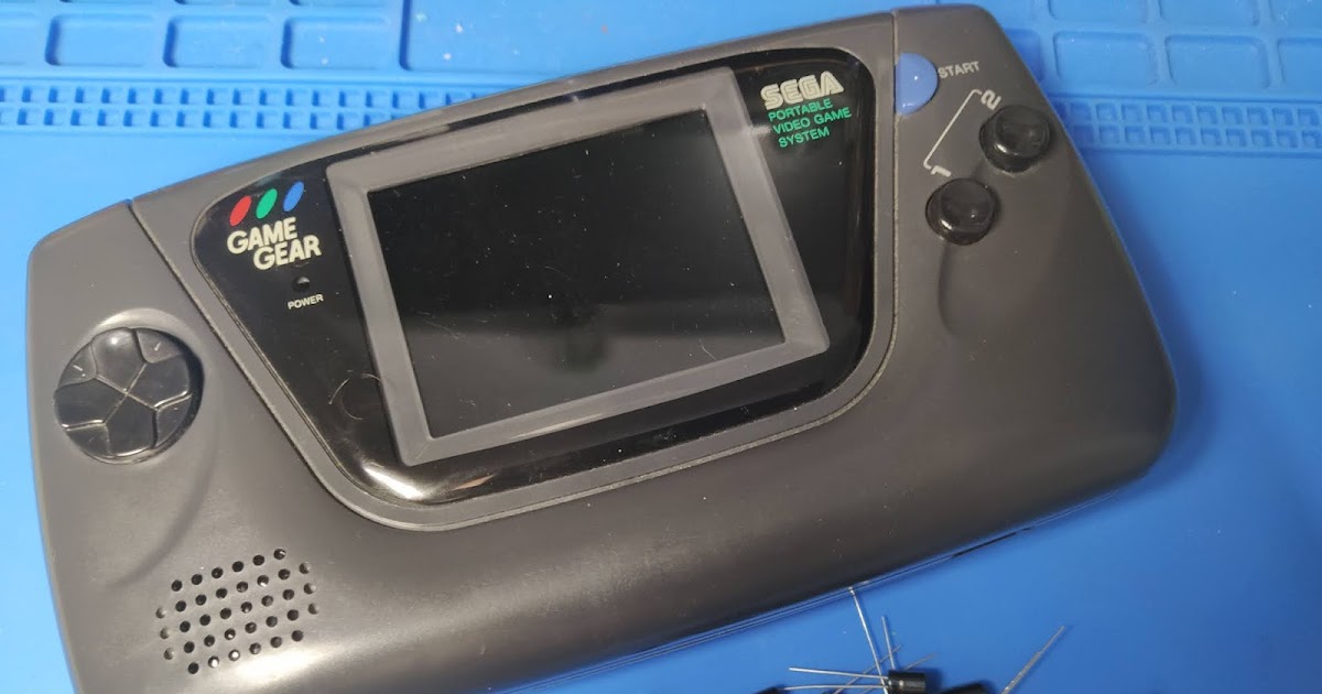 RFFmodblog: GameGear - Condensadores (main pcb + sound pcb + power pcb)