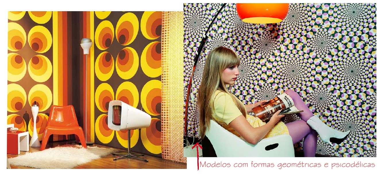 Allan Feio Φ Arquitetura: Papel de parede retro traz personalidade ao ...