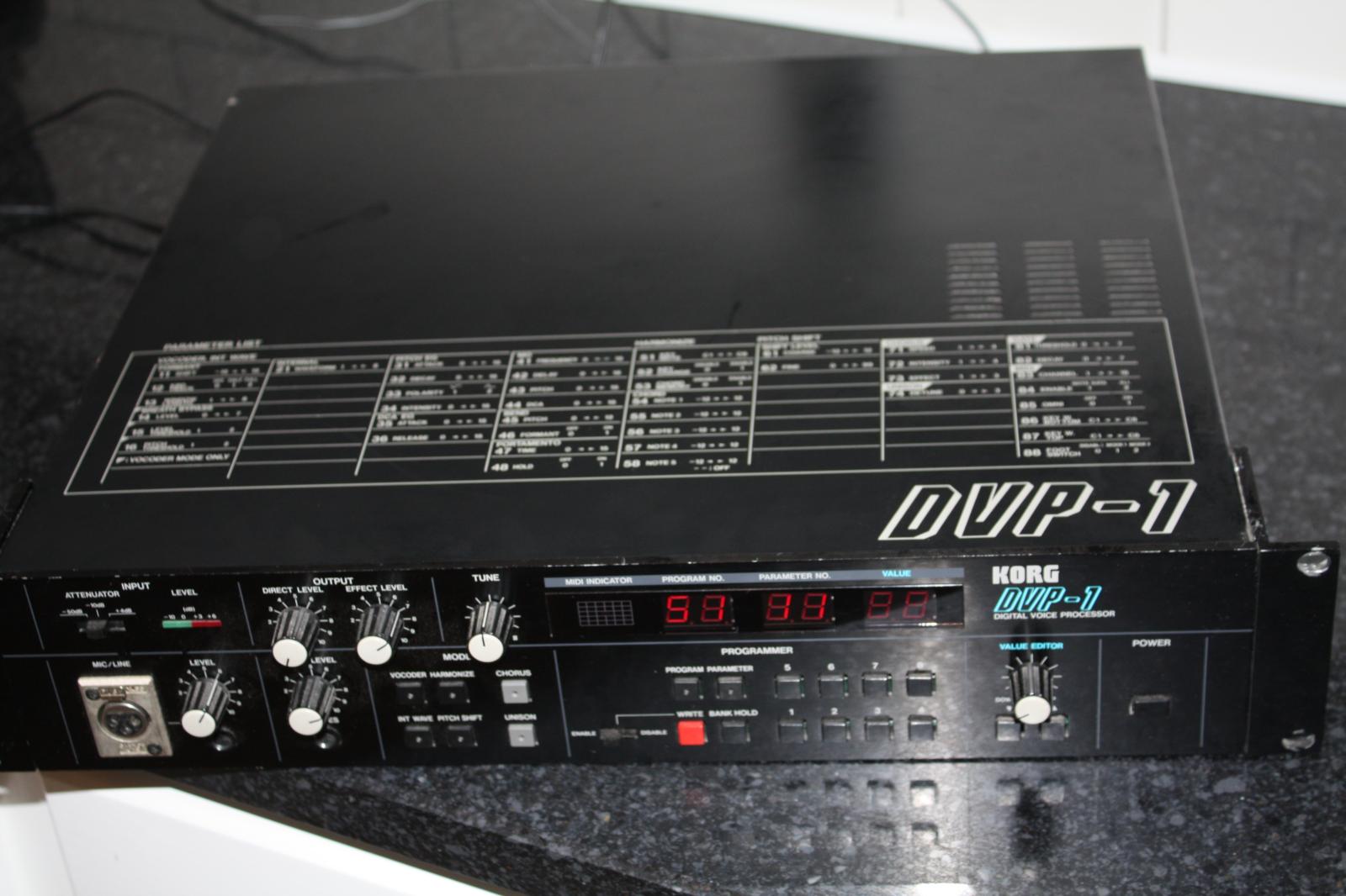 MATRIXSYNTH: Korg DVP-1 Vocoder Rack Mount Synth Digital Voice Proc