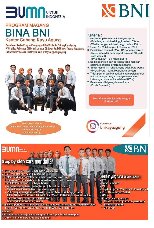 Lowongan Kerja Bumn Bina Bank Bni Tingkat Sma Smk S1 Lowongankerja15