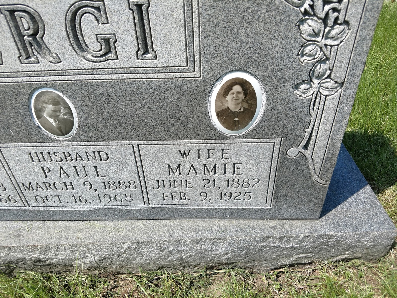 Travels of a Hobgoblin Taphophile: Sergi Family Lot - Mt. Calvary Cemetery