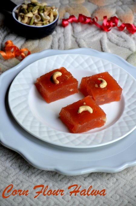 Corn Flour Halwa
