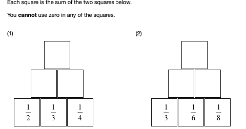 Starting Points: Fraction Pyramids